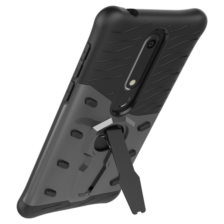 Slim Shield Shockproof Case For Nokia 6 1 2018 Grey
